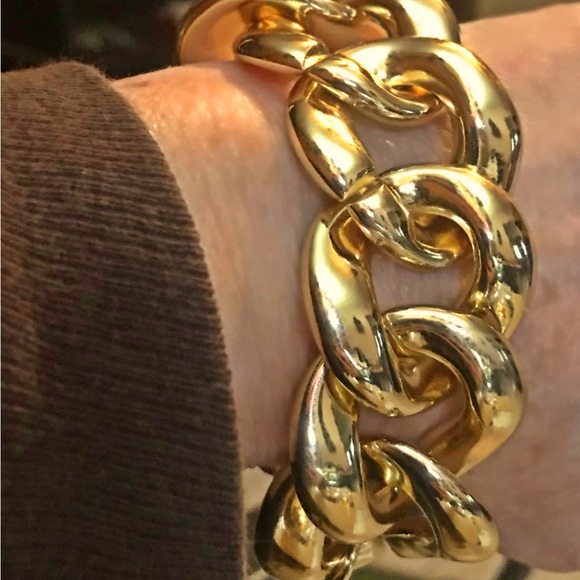 Jewelry | Large Link Gold Chain Bracelet | Poshmark